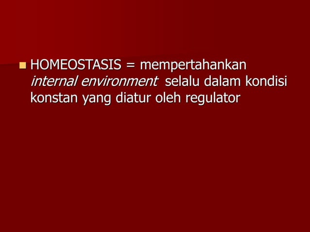 Homeostasis | PPTX