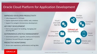 MySQL day Dublin - OCI & Application Development | PPT