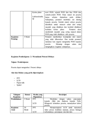 desain pelatihan andragogi | DOCX