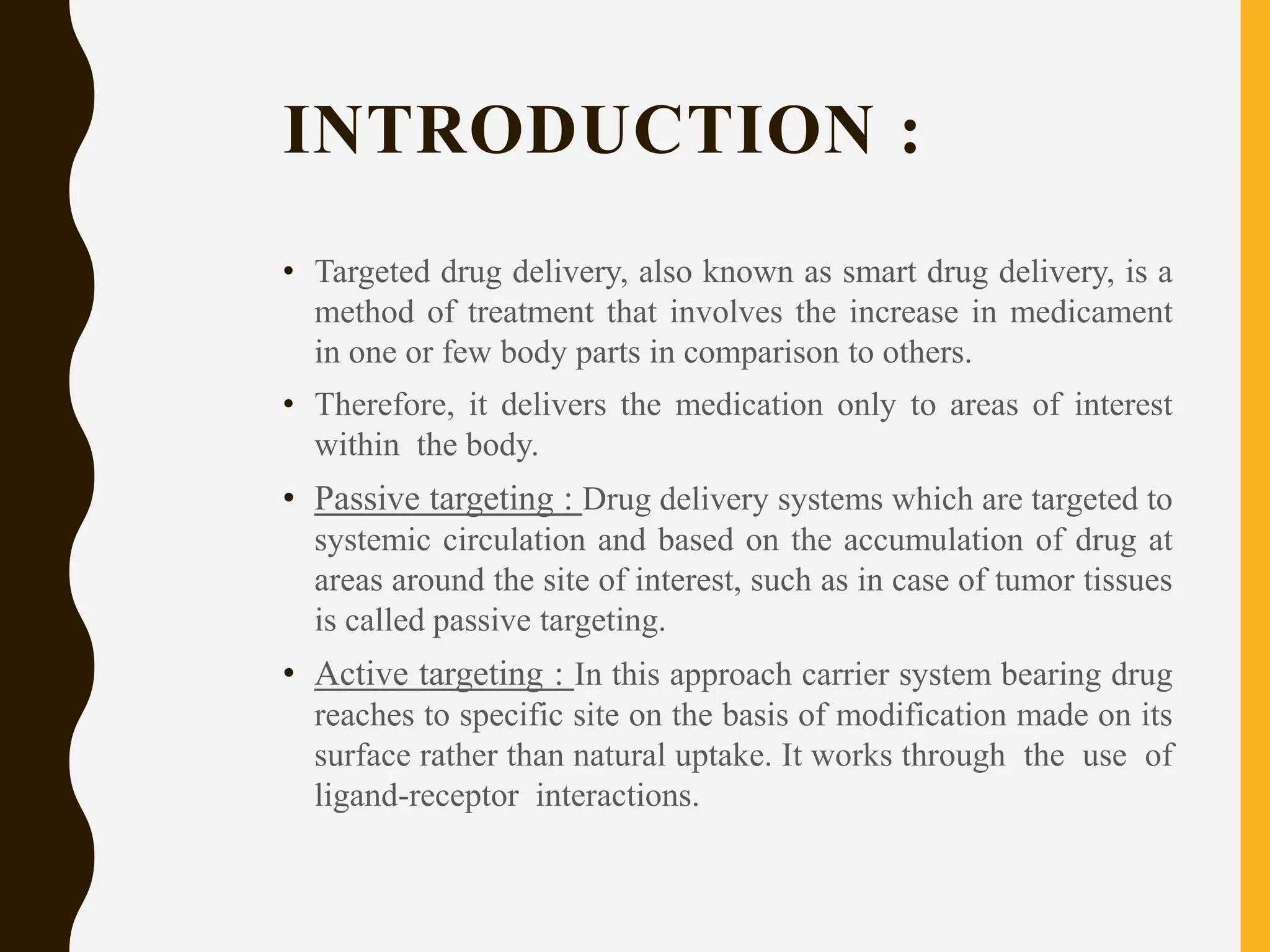Targeted Drug Delivery System Using Nanoparticles | PPTX
