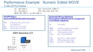 Automatic Performance Improvement for Legacy COBOL | PDF