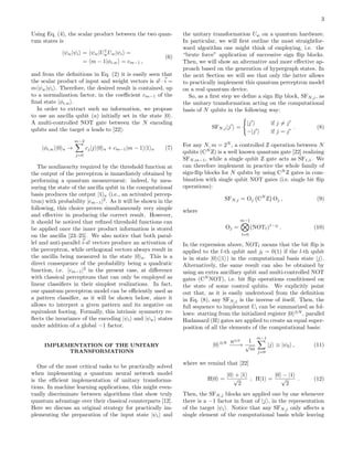 An Artificial Neuron Implemented on an Actual Quantum Processor | PDF
