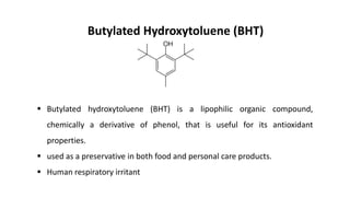 Benzophenone & Butylated Compounds | PPTX