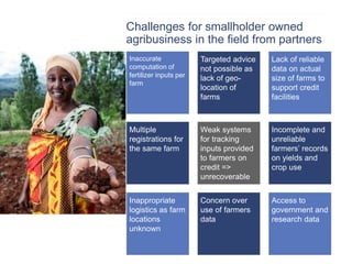 Agricultural data systems transform smallholder farming across ACP ...