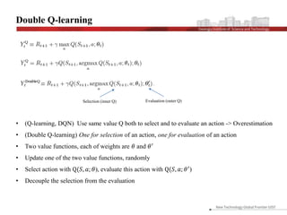 deep reinforcement learning with double q learning | PPTX