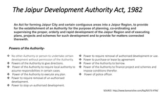 jaipur development authority . | PPTX