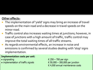 EFFECTIVENESS OF ROAD SAFETY MEASURES AT JUNCTIONS | PPTX