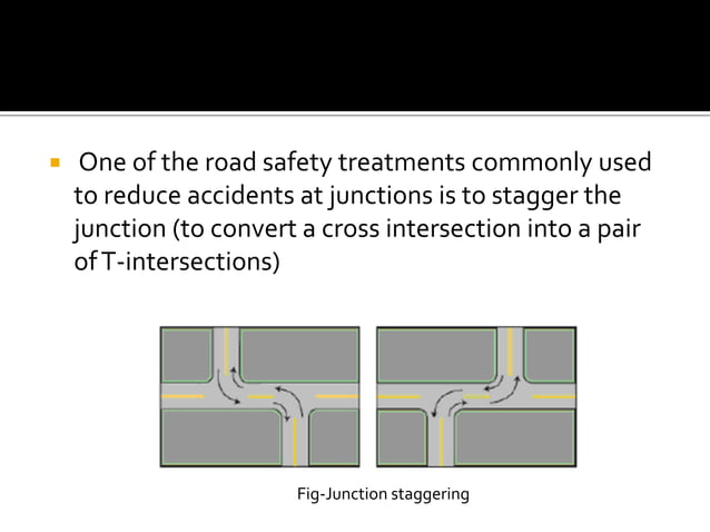 EFFECTIVENESS OF ROAD SAFETY MEASURES AT JUNCTIONS | PPTX | Auto Safety ...