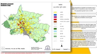 mismanagement of utilities and services : a case study of shahdol ...