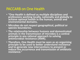 Dr. Michael D. Apley - Antibiotic Resistance: A One Health Perspective ...
