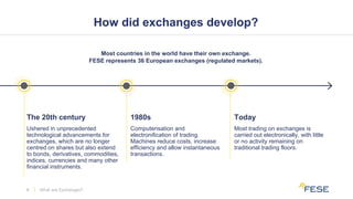 181115 what are exchanges final | PPT