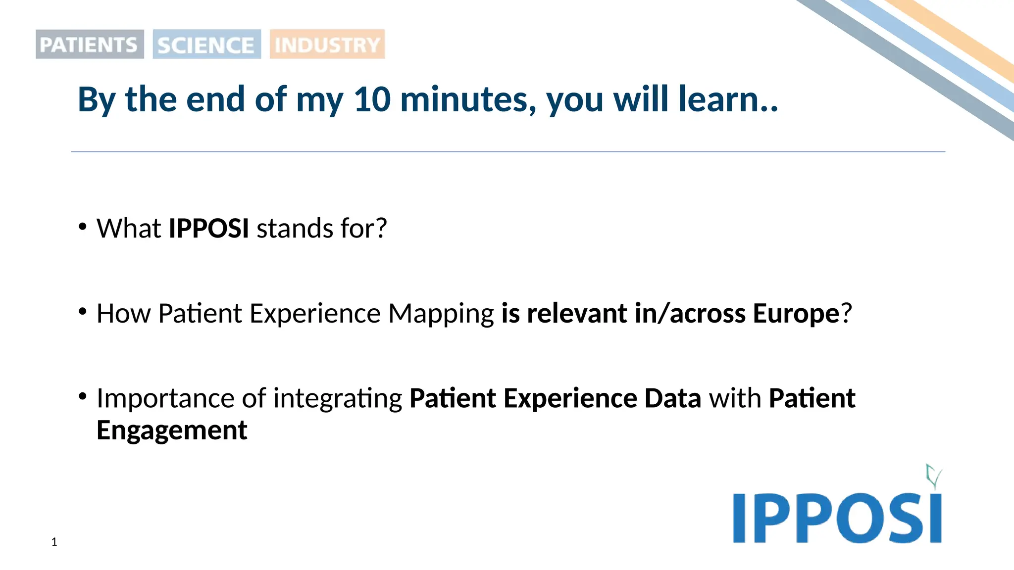 Regulatory and real world applications of patient experience data | PPTX