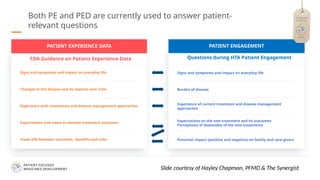 Regulatory and real world applications of patient experience data | PPTX