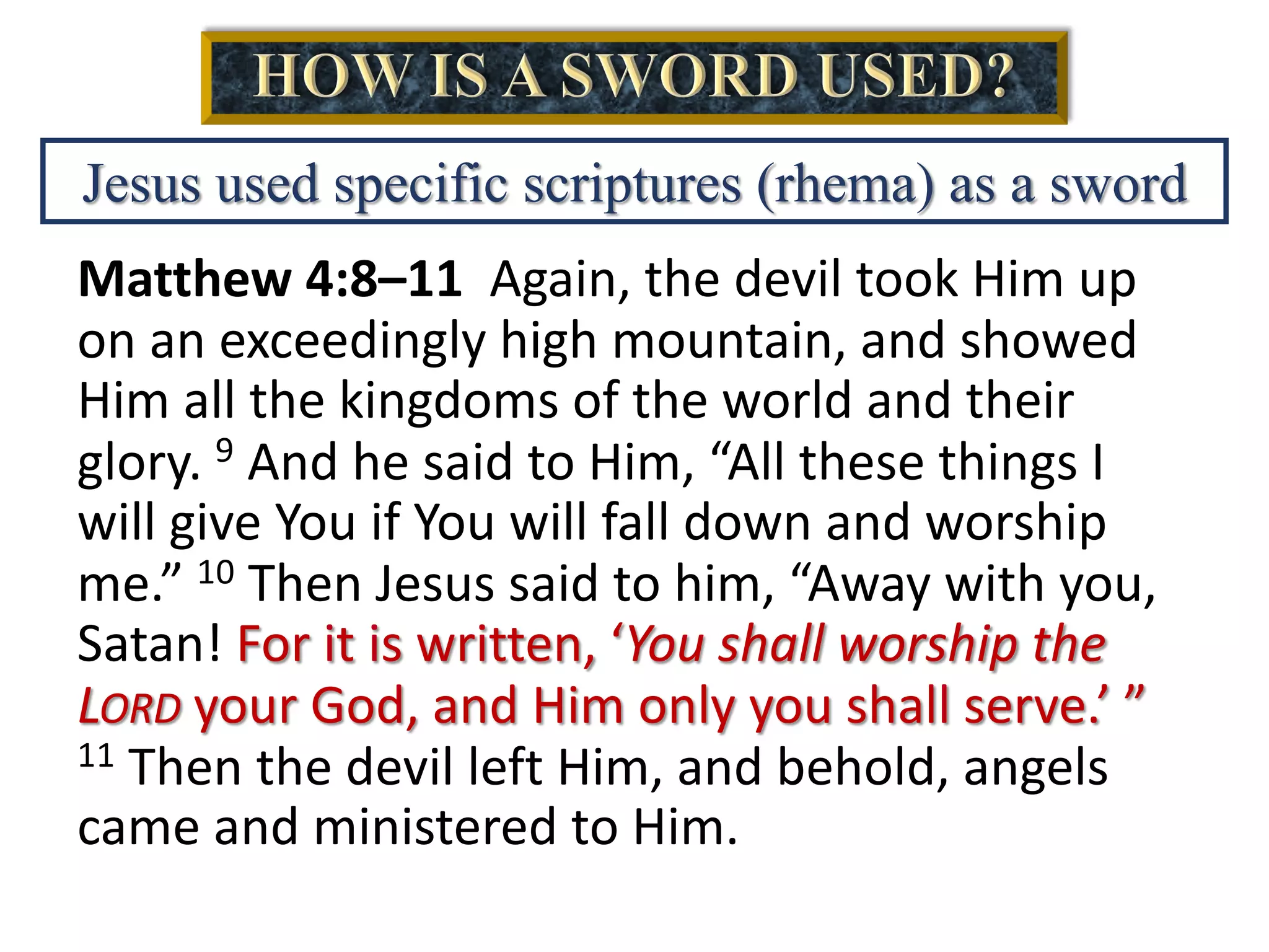 The Sword of the Spirit | PDF