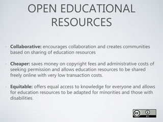 Creative Commons and Open Education - helping teachers to collaborate ...