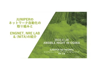 20181128 ansible juniper-automation_v2 | PDF