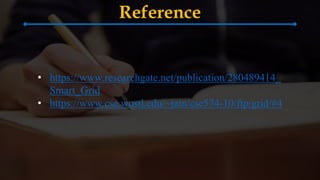 Smart Grid Components Control Elements & Smart Grid Technology | PPTX