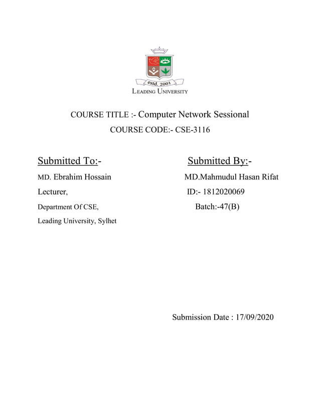 Networking Assignment | PDF