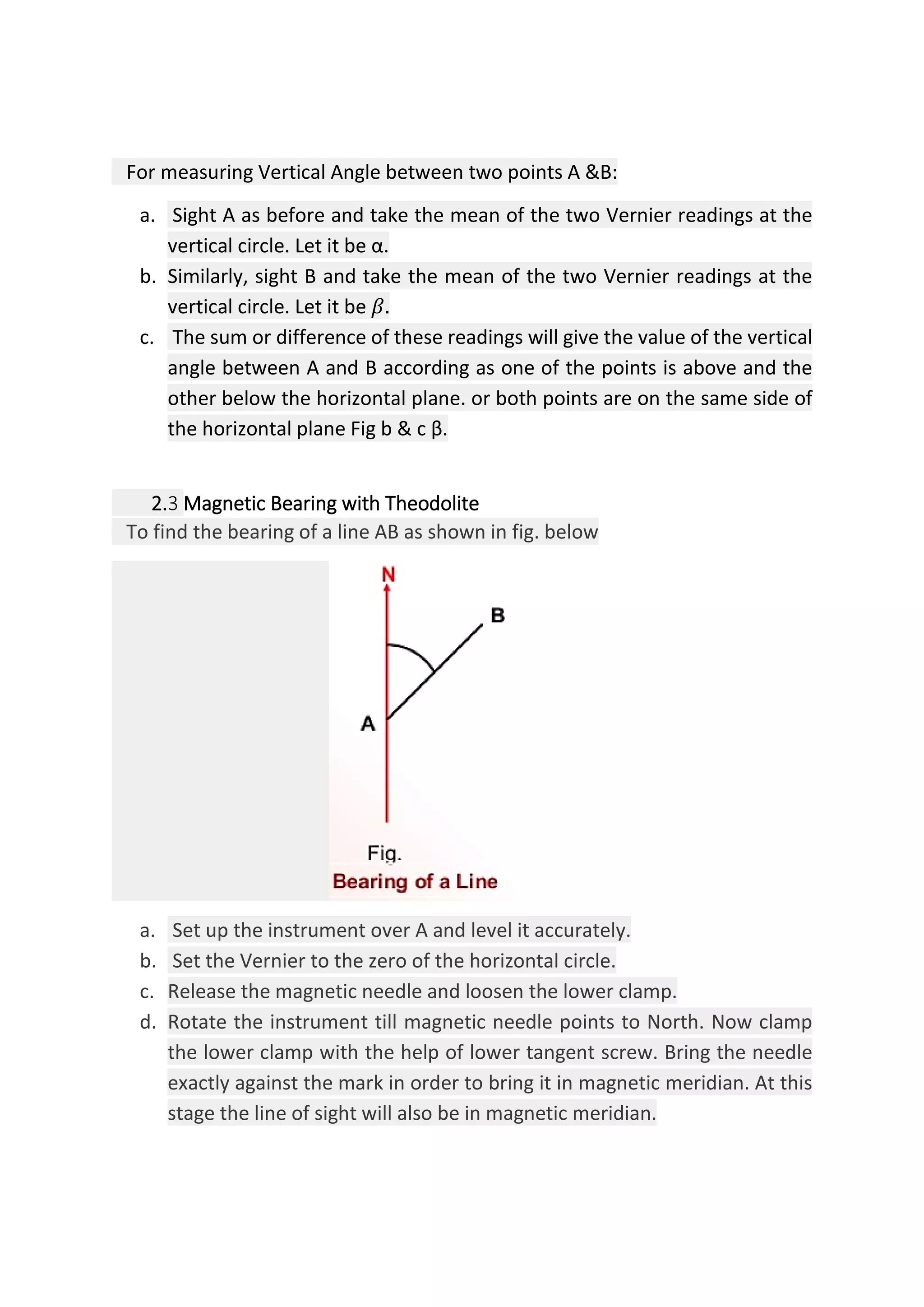 Theodolite and Its Uses | PDF