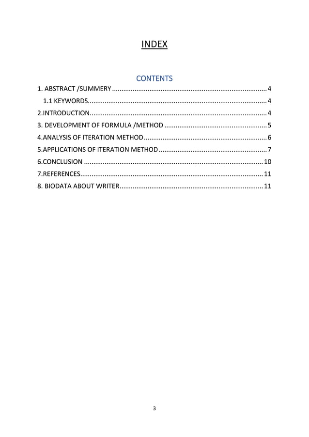 Iteration method-Solution of algebraic and Transcendental Equations. | PDF