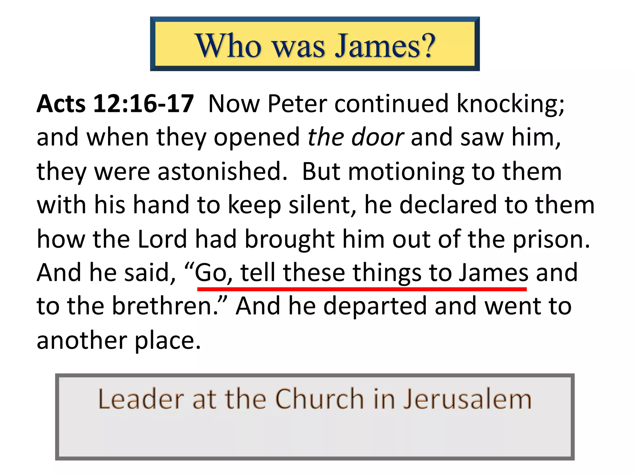 A Bondservant of God - James 1:1 | PDF
