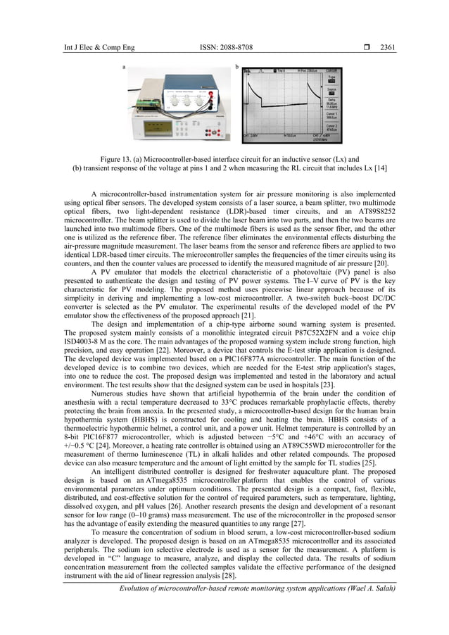 Evolution Of Microcontroller Based Remote Monitoring System
