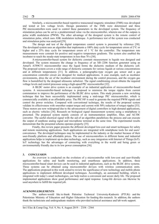 Evolution of Microcontroller-based Remote Monitoring System Applications | PDF