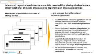 Organisational Best Practices of Startup Studios | PDF