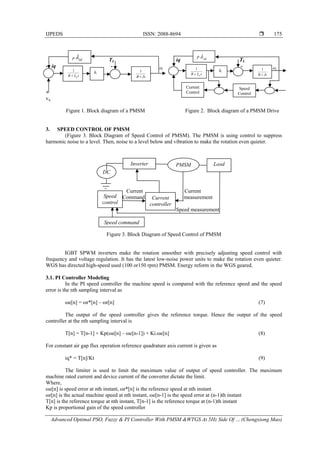 Advanced Optimal PSO, Fuzzy and PI Controller with PMSM and WTGS at 5Hz Side of Generation and ...
