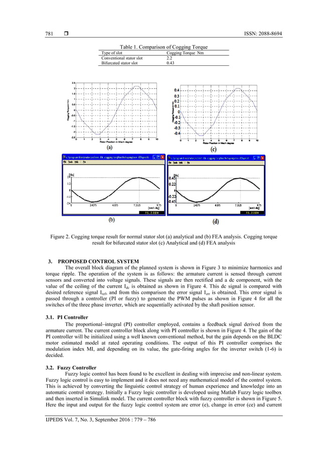 Reduction of Cogging Torque by Adapting Bifurcated Stator Slots and ...