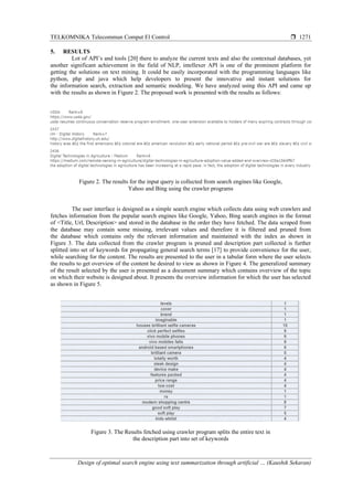 Design of optimal search engine using text summarization through artificial intelligence ...