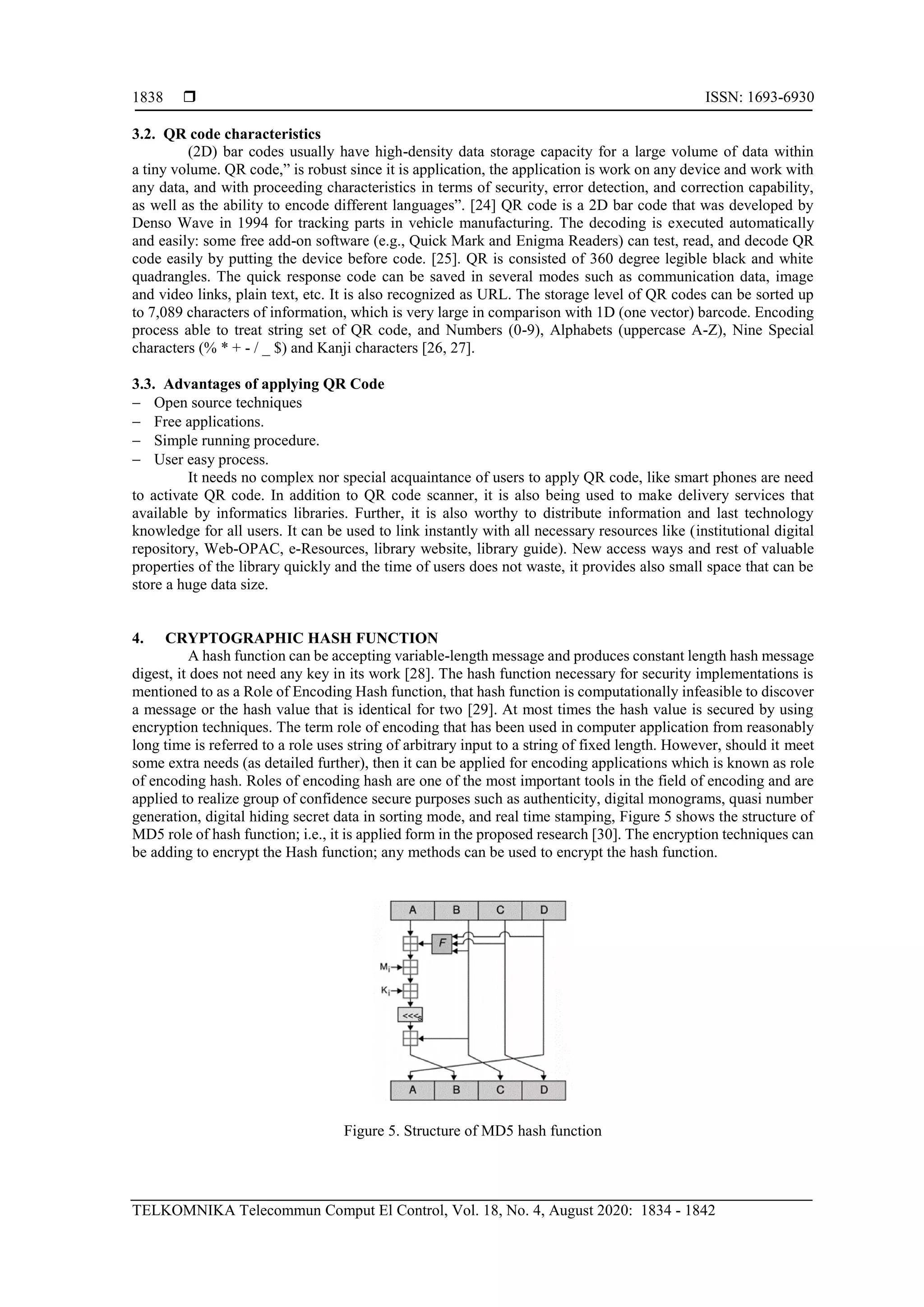 Qr Code Based Two Factor Authentication To Verify Paper Based Documents