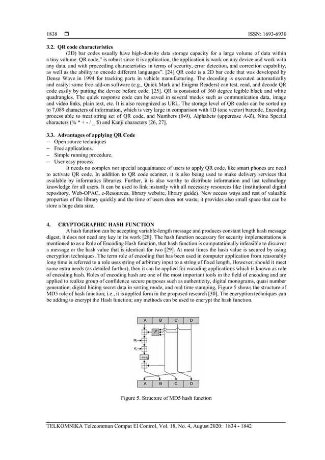 Qr Code Based Two Factor Authentication To Verify Paper Based Documents Pdf