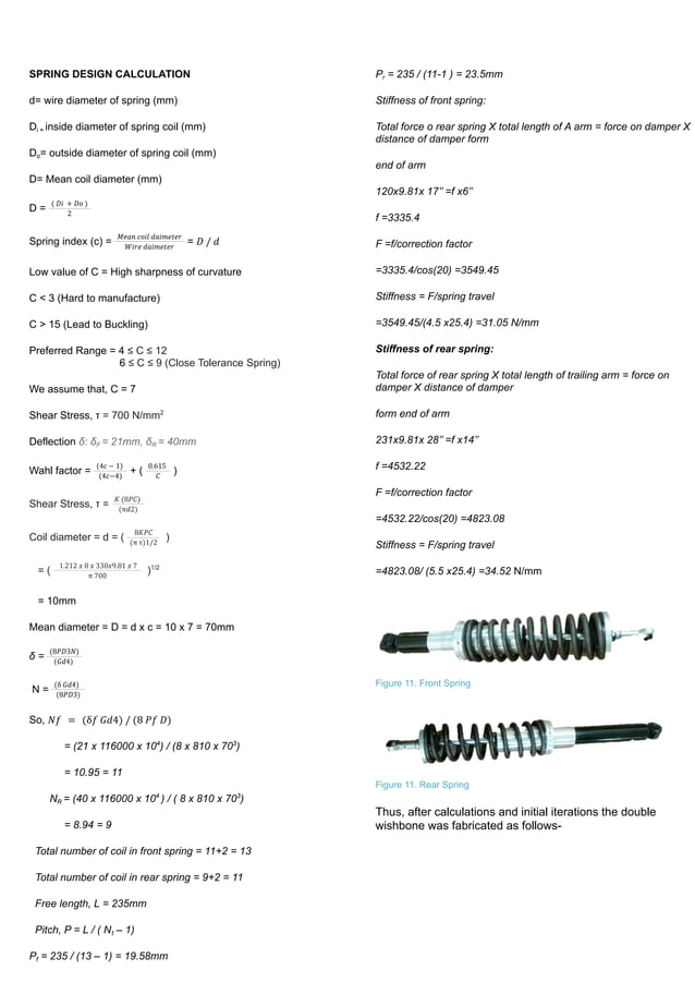e-Baja Design Report | PDF | Physics | Science