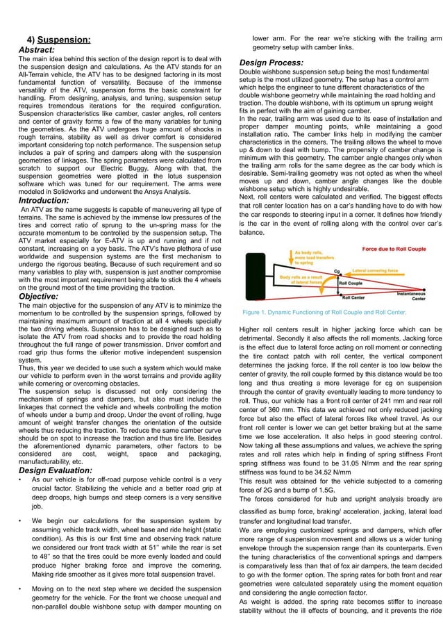 e-Baja Design Report | PDF | Physics | Science