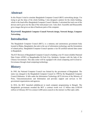 Bangladesh Computer Council Networking Project | PDF