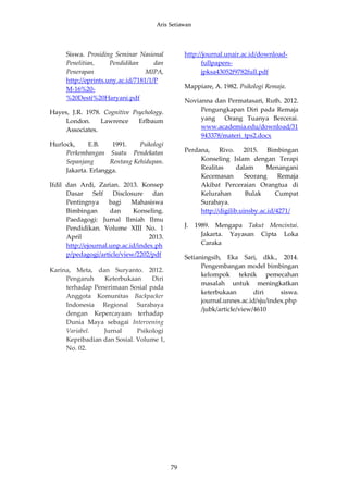 KETERBUKAAN DIRI DAN KEMAMPUAN PEMECAHAN MASALAH | PDF