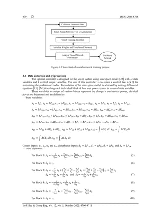 An optimal artificial neural network controller for load frequency control of a four-area ...