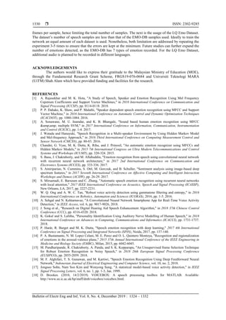 On the use of voice activity detection in speech emotion recognition | PDF