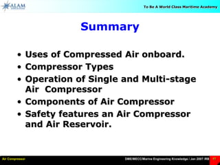 181687093 air-compressor-ppt (1) | PPT | Automotive