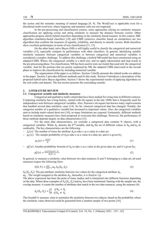A hybrid naïve Bayes based on similarity measure to optimize the mixed-data classification | PDF