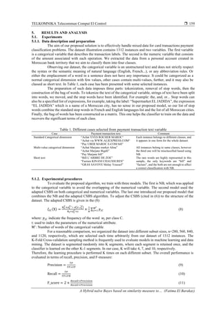 A hybrid naïve Bayes based on similarity measure to optimize the mixed-data classification | PDF