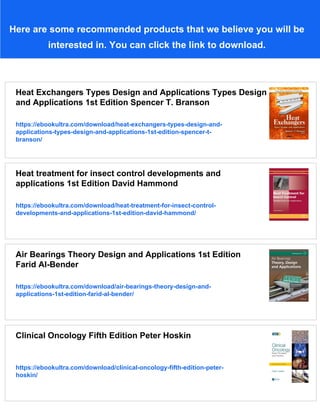 Heat Pipes Fifth Edition Theory Design and Applications David Reay ...