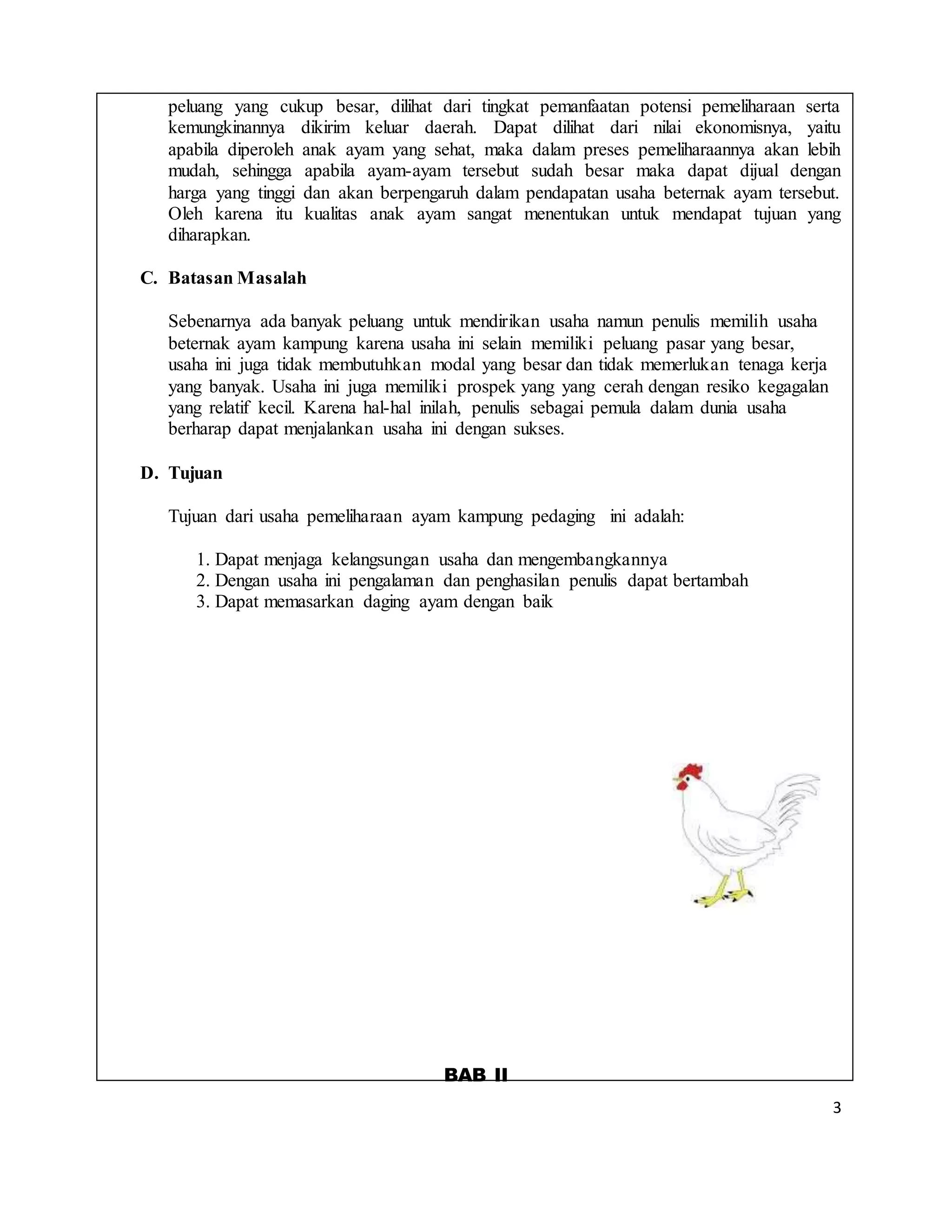 181902856 proposal-usaha-ayam-kampung | DOC