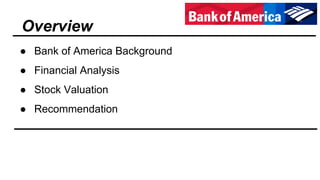 Bank of America - Valuation Report-2 | PDF