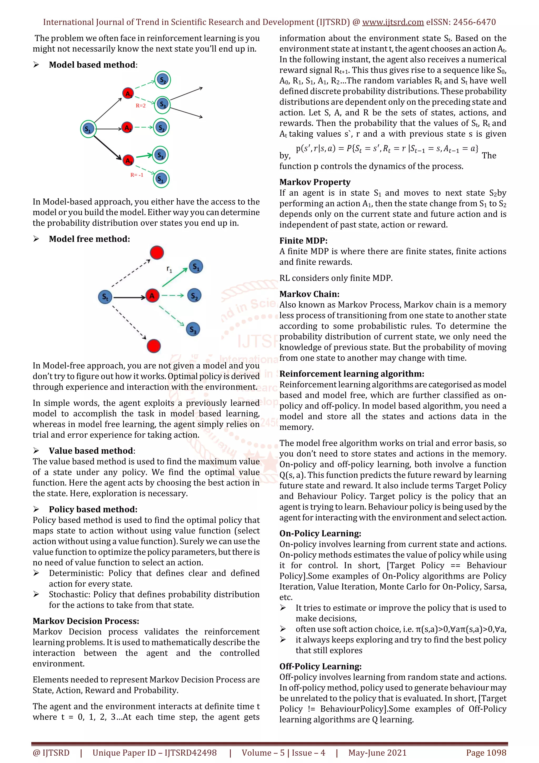 A Review on Introduction to Reinforcement Learning | PDF | Technology & Computing
