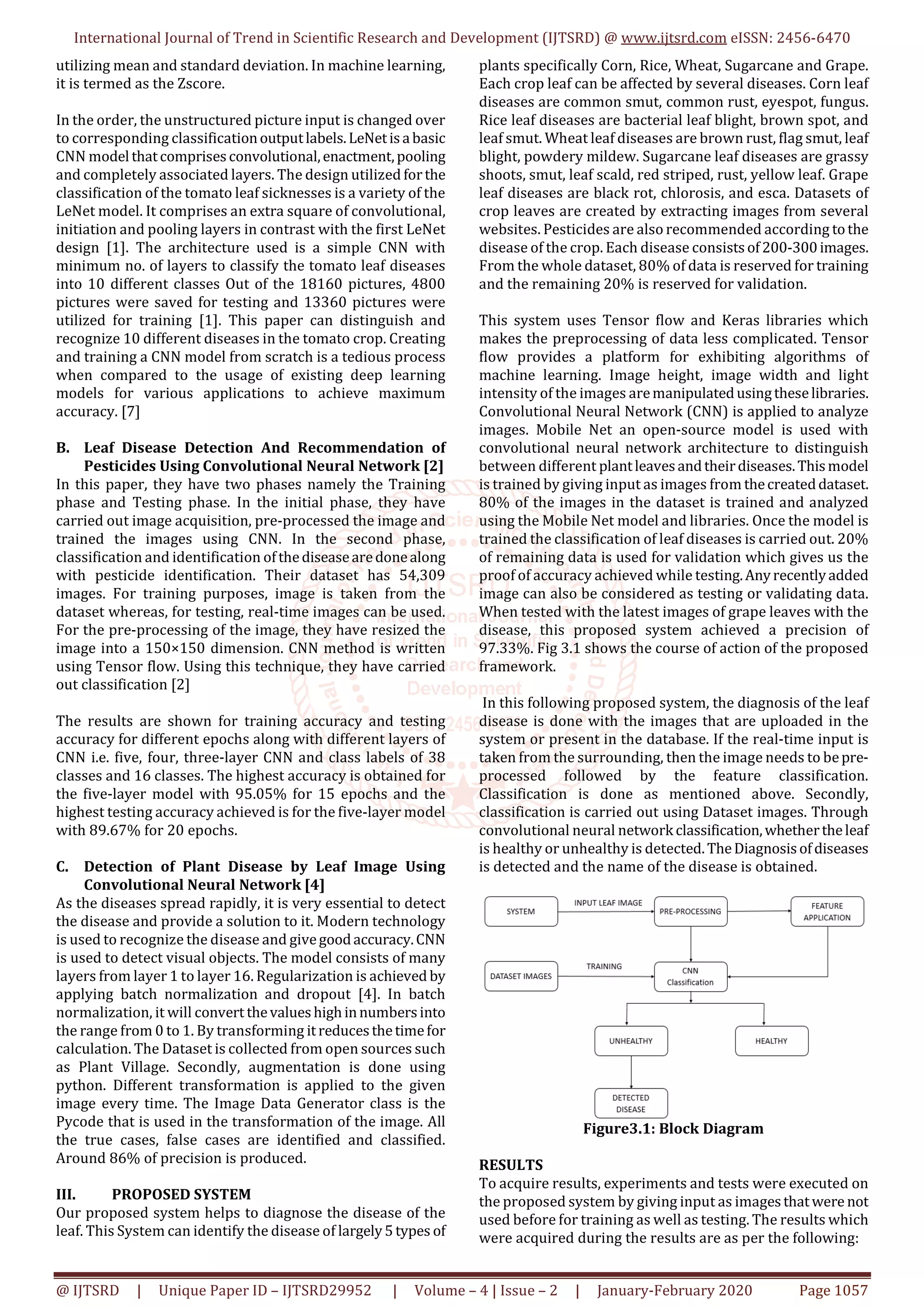 Crop Leaf Disease Diagnosis using Convolutional Neural Network | PDF