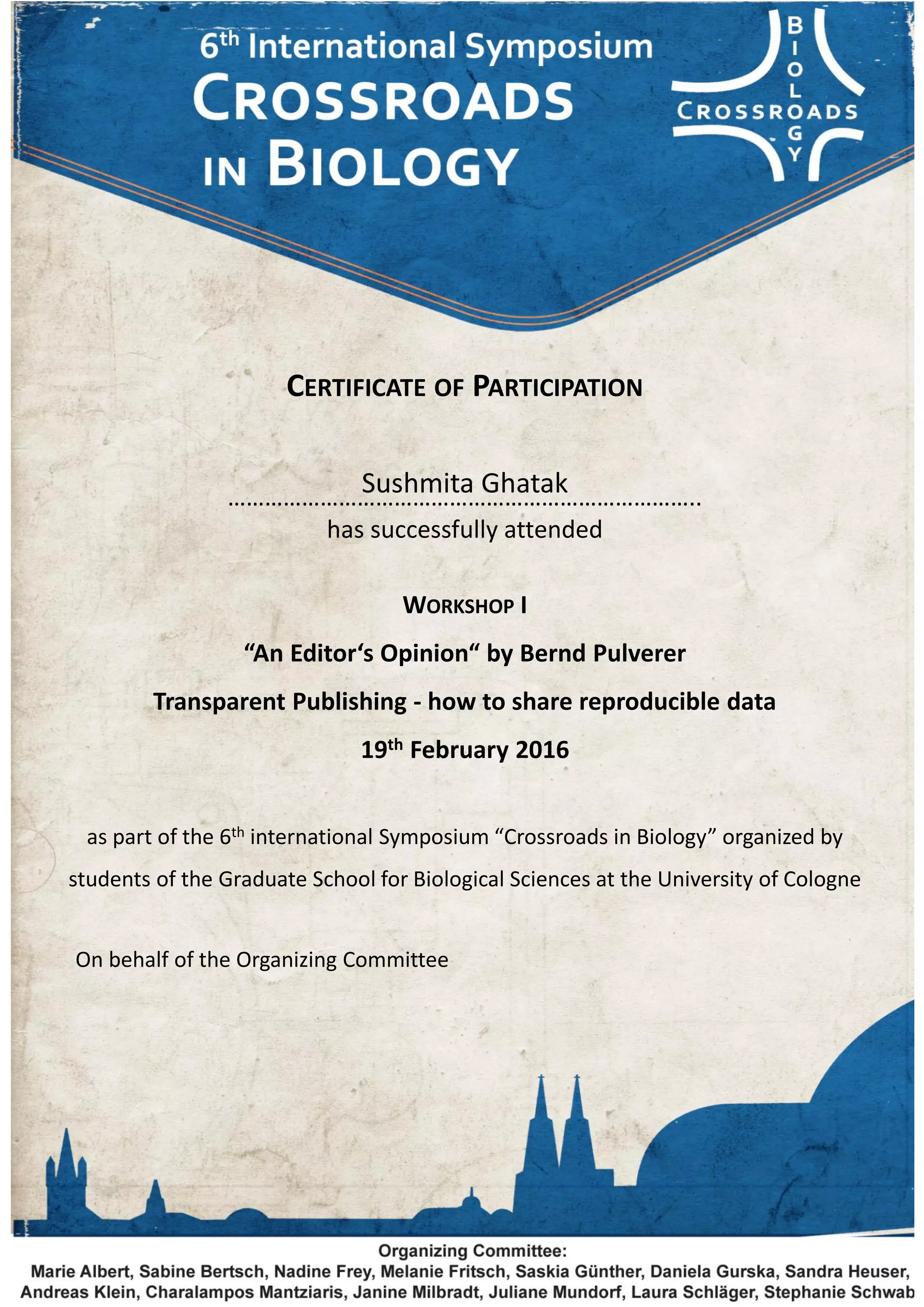 editors opinion certificate | PDF