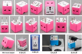 mini universal plug adapter with led light | PPT