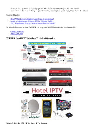 6 Best Hotel IPTV Solution Suppliers in Manila, PHILIPPINES | PDF